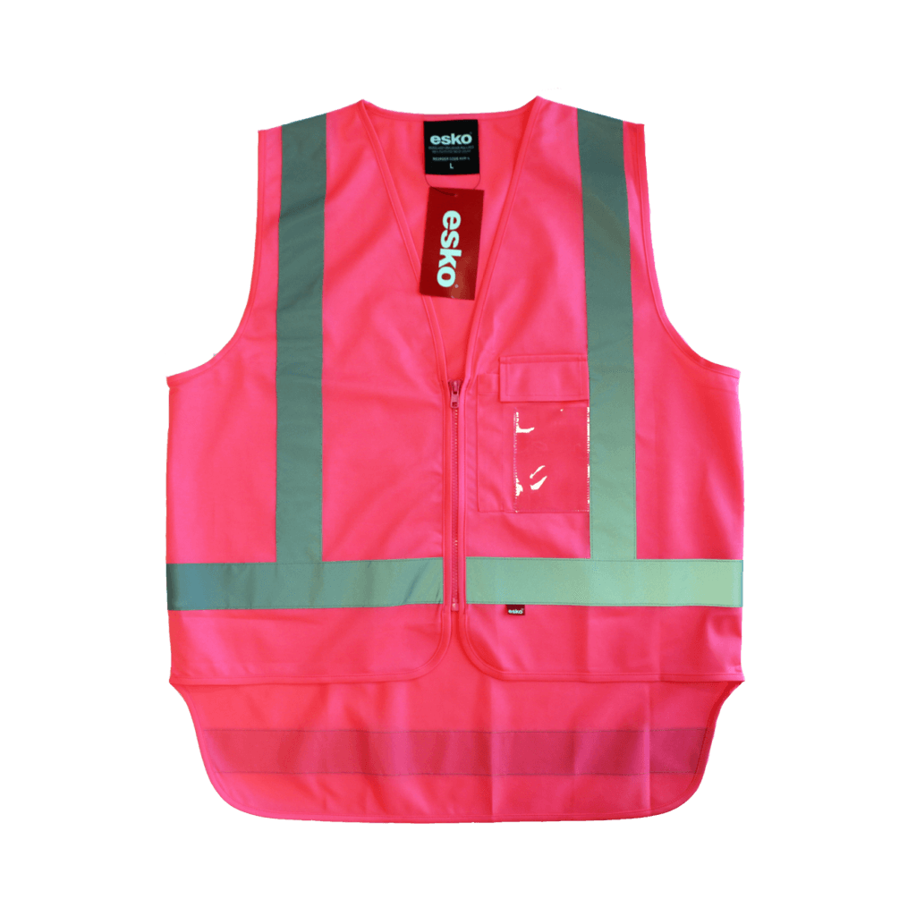 Hi-Vis Pink Safety Vest